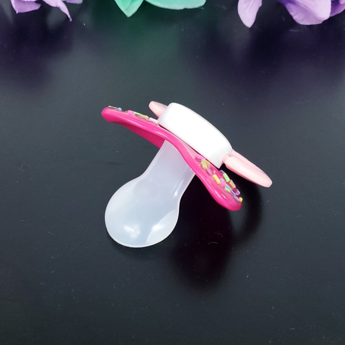 Indulge in Sweet Comfort with our Cupcake Themed Adult Pacifier