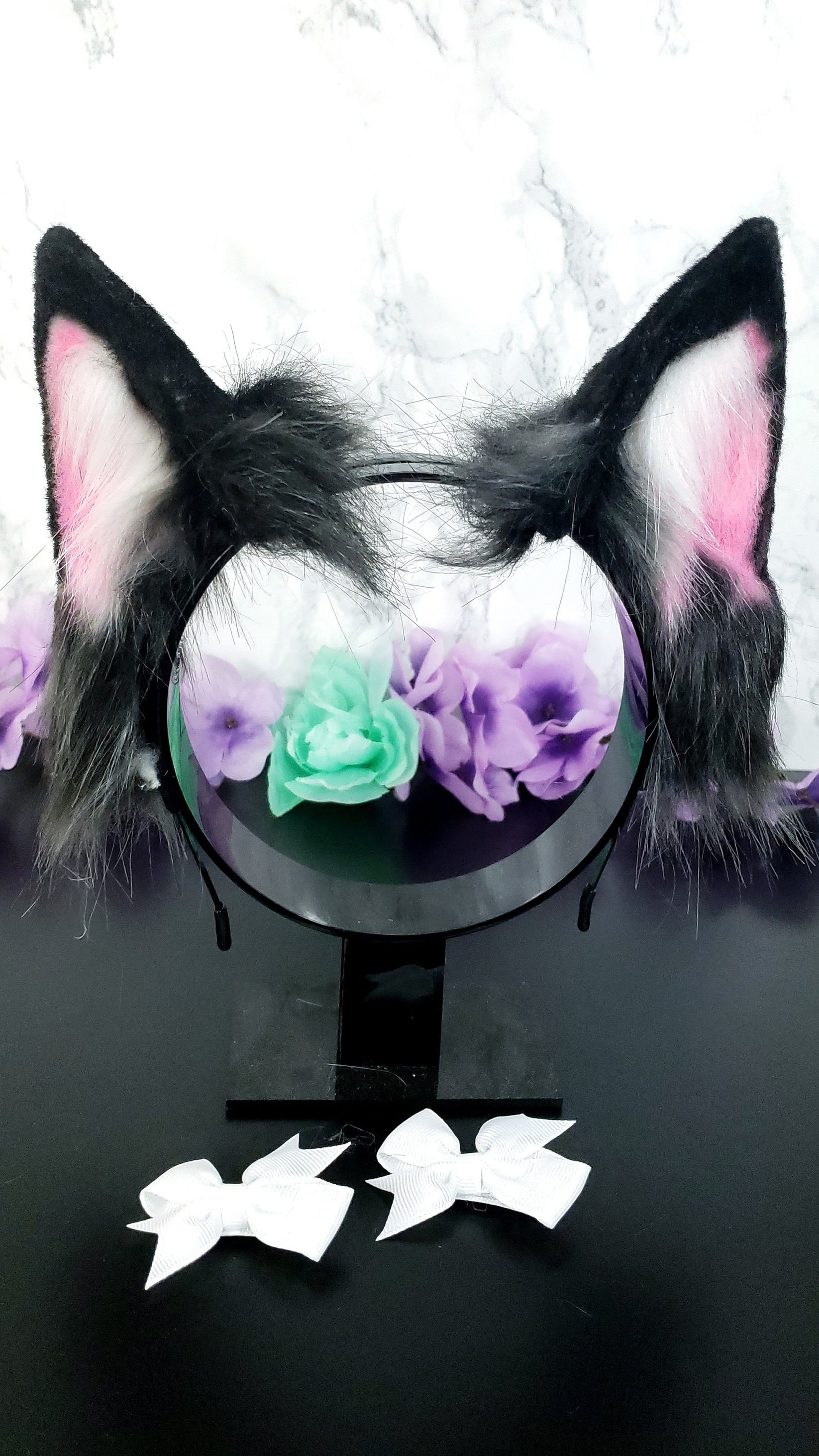 Black Kitten Costume Animal Ears