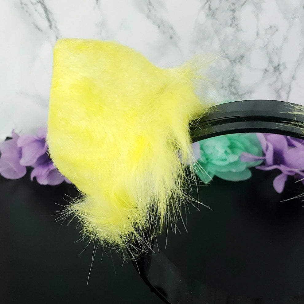 Unleash Your Inner Animal with our Yellow Cosplay Pony Ears