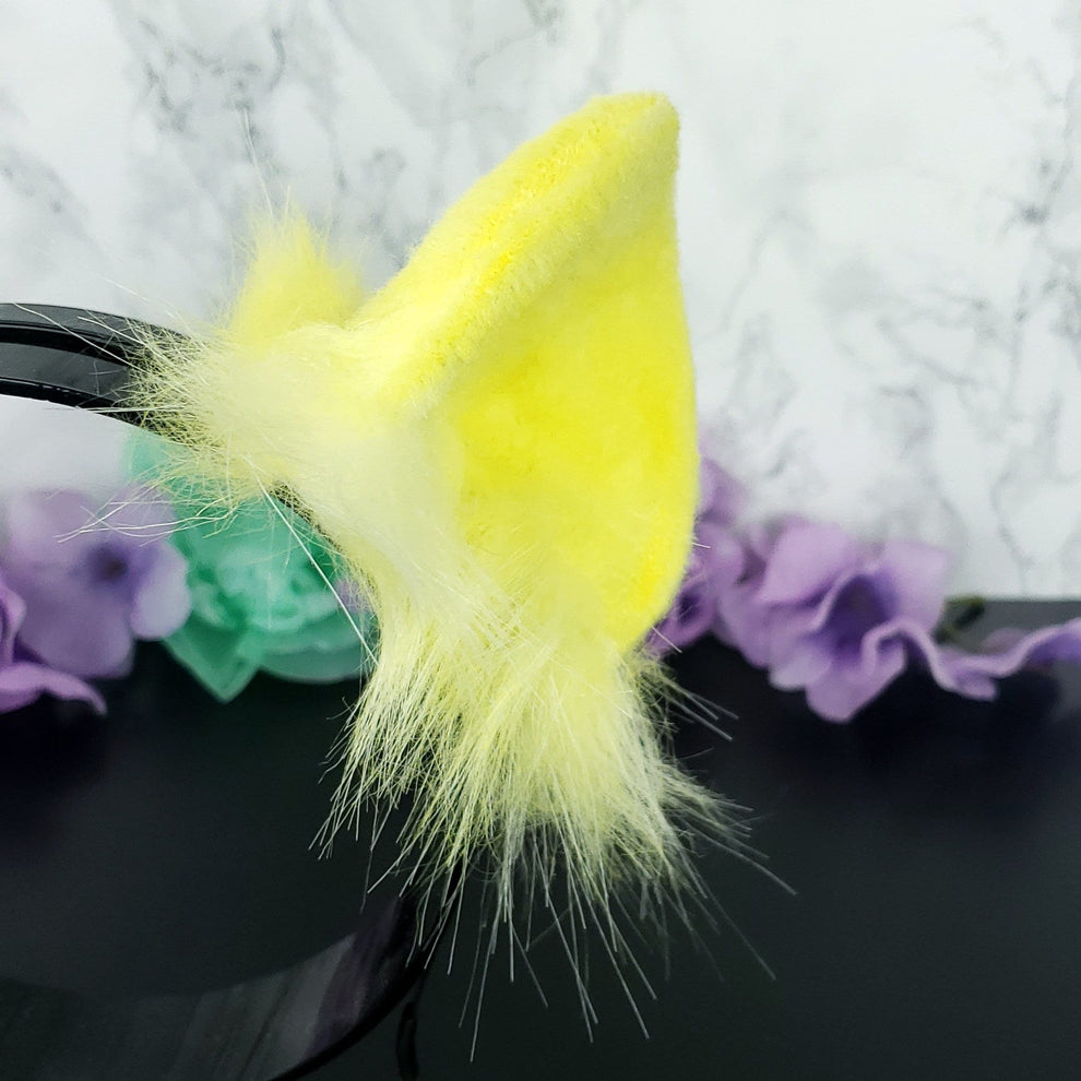 Unleash Your Inner Animal with our Yellow Cosplay Pony Ears