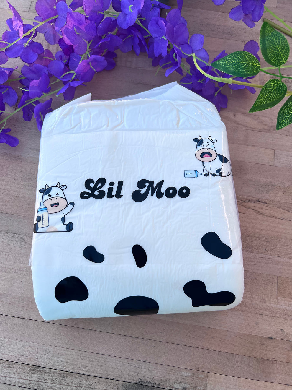 Lil Moo ABDL Adult Diaper - Medium | Cute and Comfortable