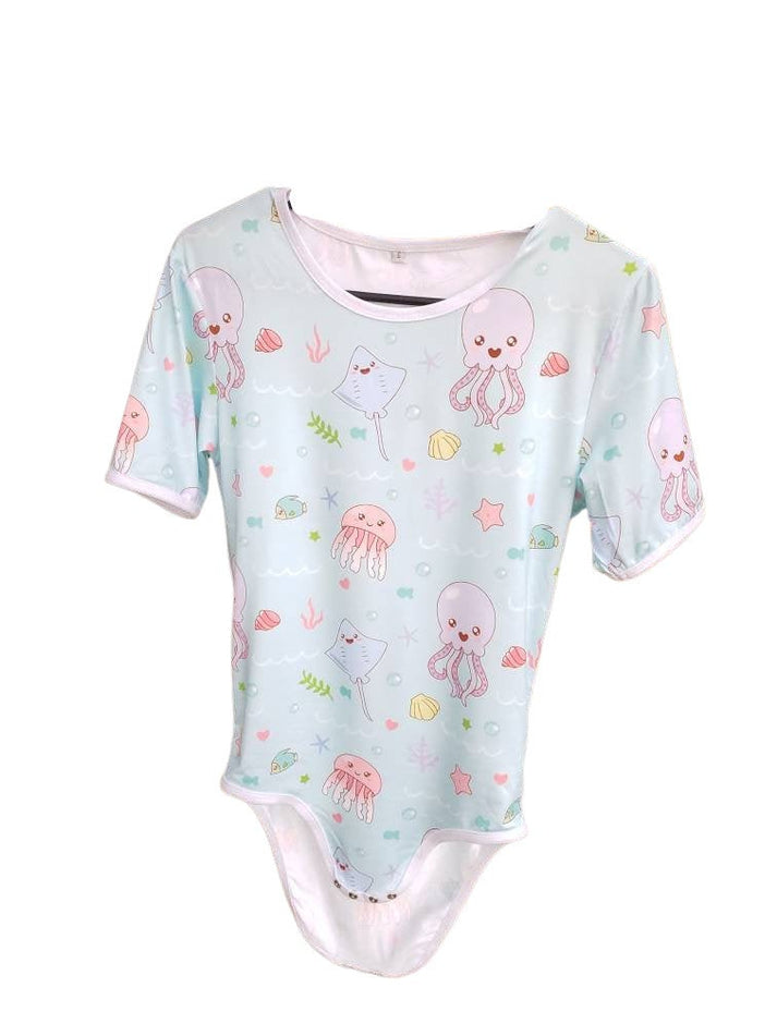 Ocean Creatures Adult Onesie-ABDL Bodysuits-Vixen's Hidden Desires
